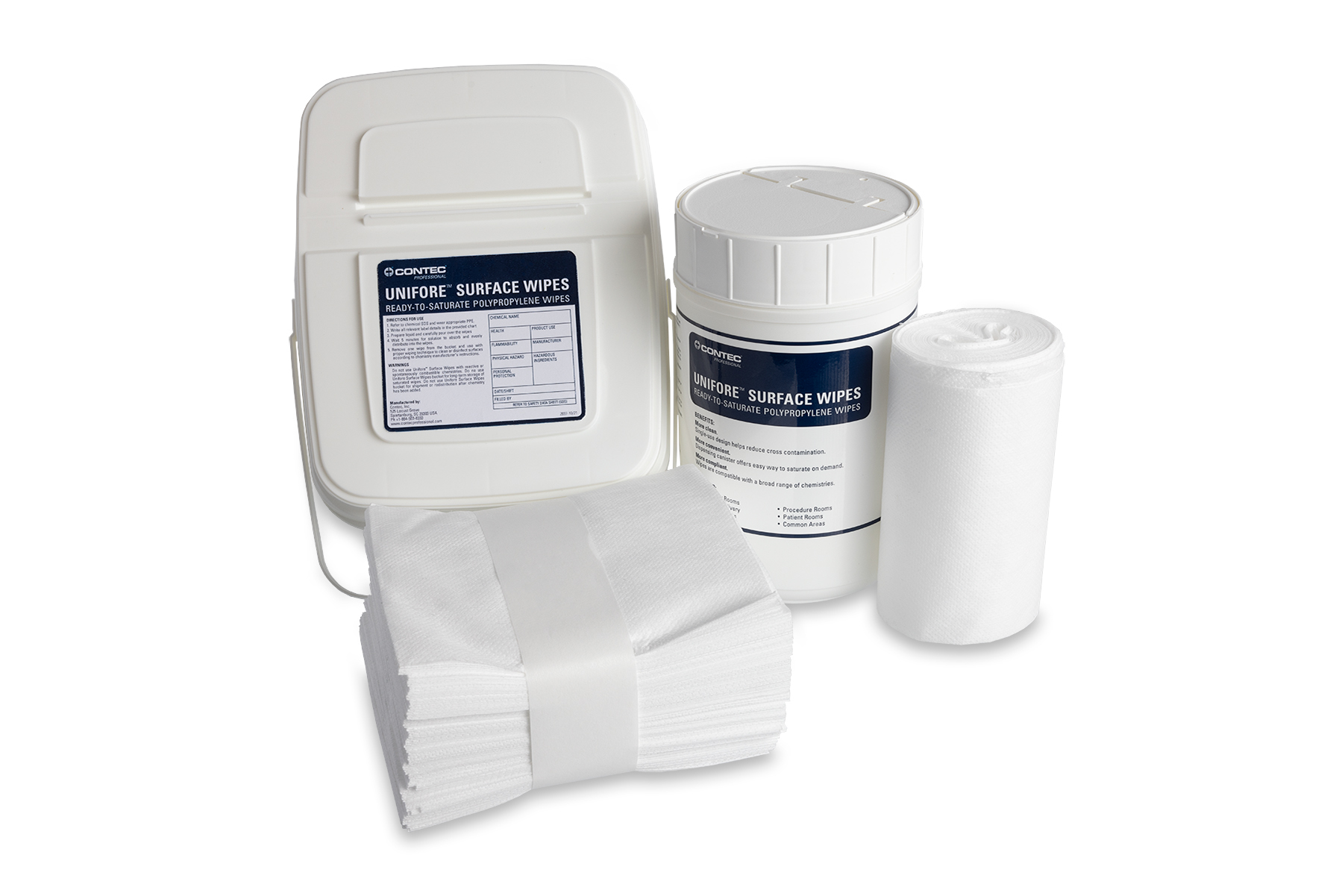 Unifore® Surface Wipes | Reduce disinfectant odor | Contec Pro